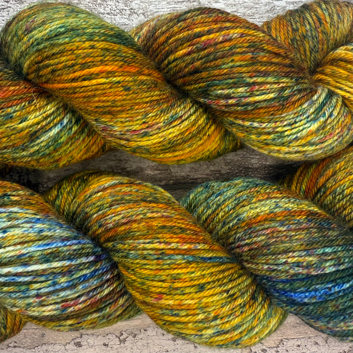 Turkey Tail DK, soft merino nylon yarn – Mothy and the Squid